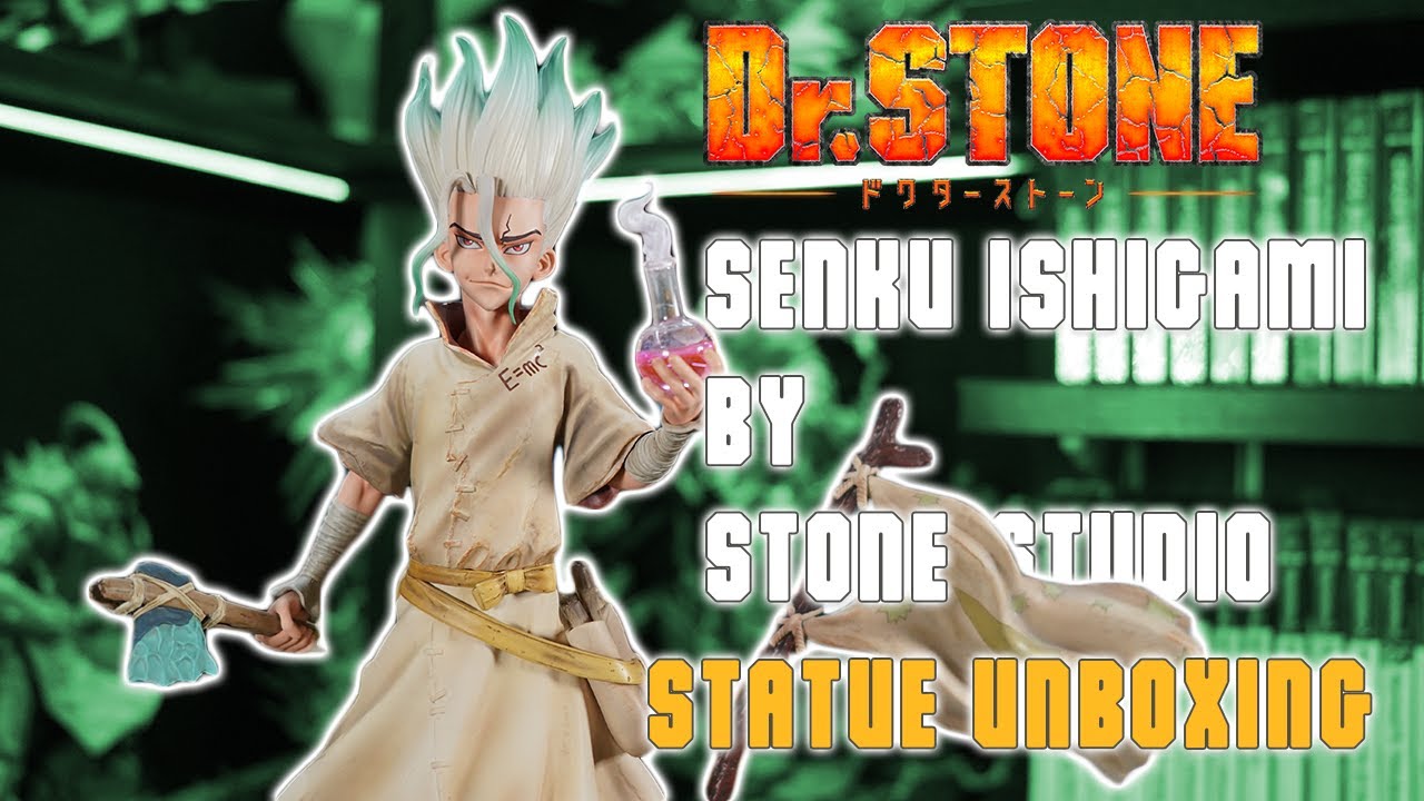 Dr. Stone's Senku Ishigami 1/6 Scale Statue by Stone Studio | Unboxing ...