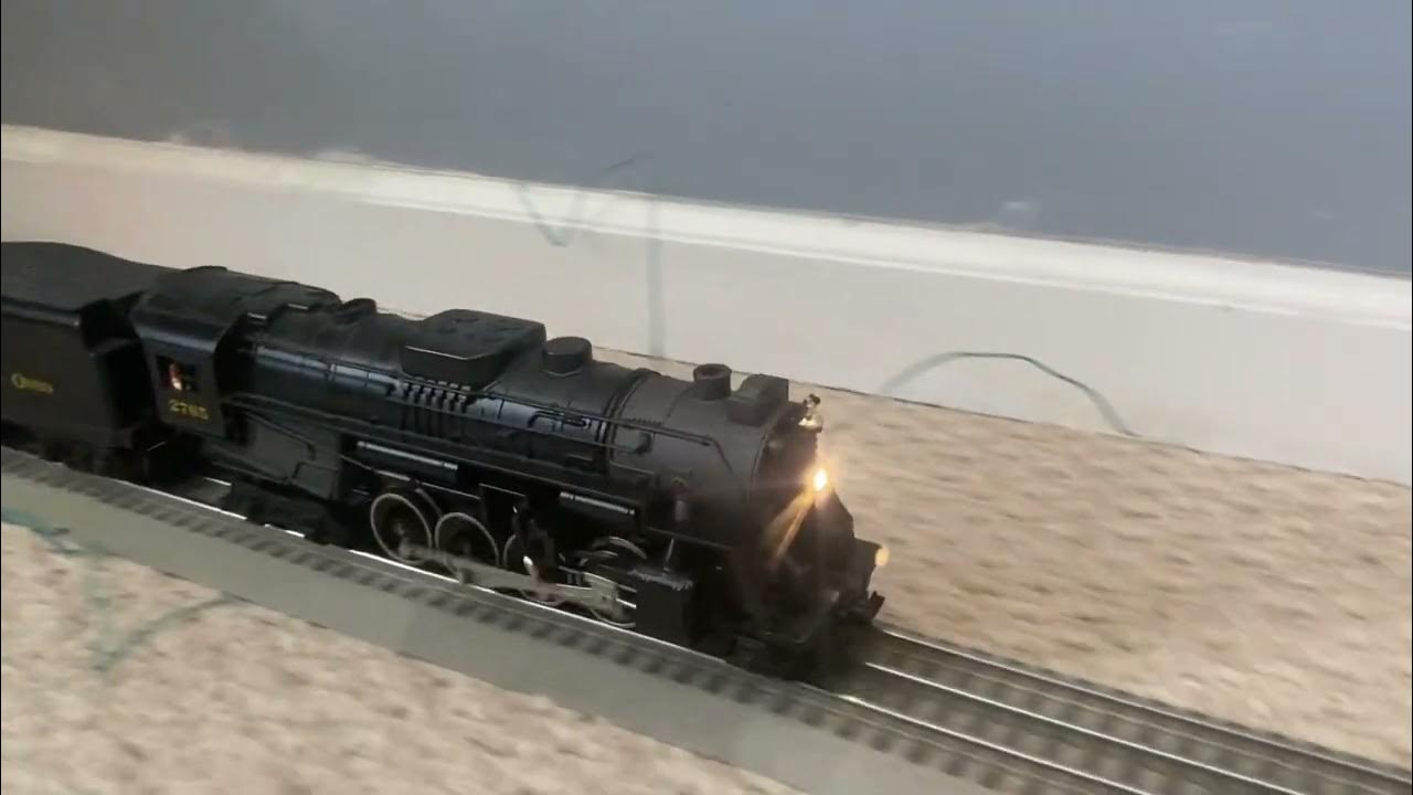 Running my Lionel train set on my layout - YouTube