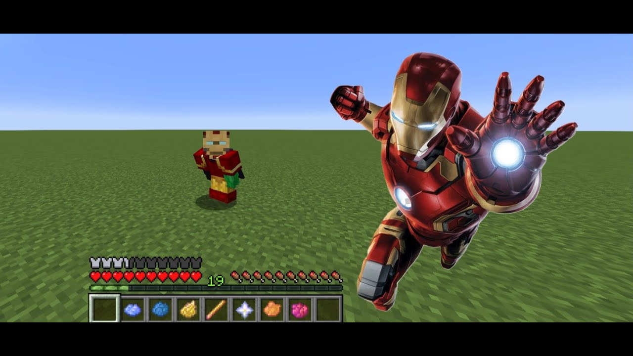 Iron-Man in Minecraft using Command Blocks Showcase! - YouTube