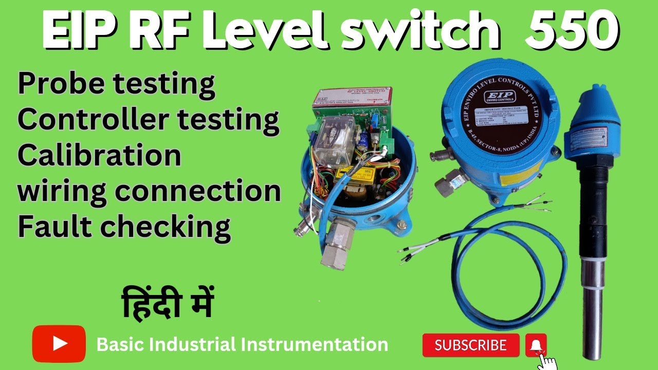 EIP RF LEVEL SWITCH 550 Working, Calibration & troubleshooting #levelswitch #switch #EIP550 ...