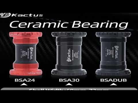 KACTUS Bicycle Bottom Bracket BSA Thread Kit Road MTB Bike Frame 68/73 for Axis 24/22 and - YouTube