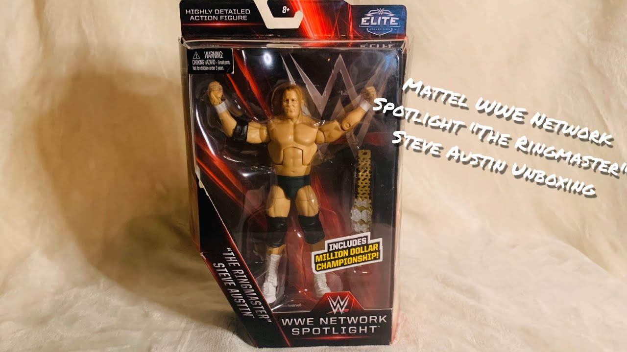 Mattel WWE Network Spotlight "The Ringmaster" Steve Austin Unboxing! - YouTube