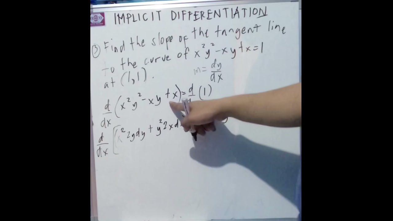Implicit Differentiation | DIFFERENTIAL CALCULUS - YouTube