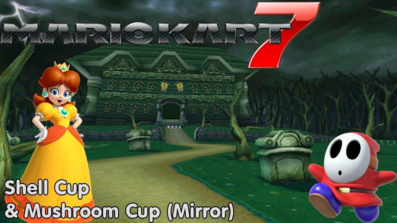 Slim Plays Mario Kart 7 - Shell Cup & Mushroom Cup (Mirror) - YouTube