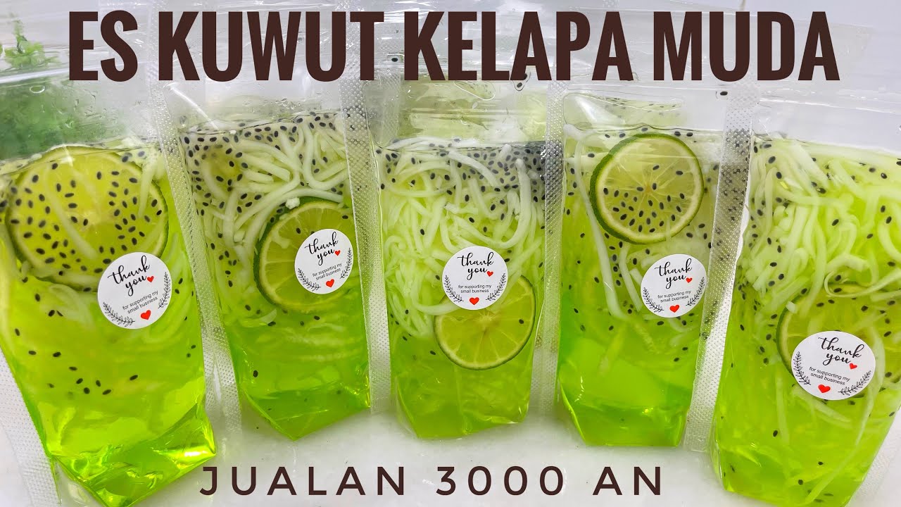 ES KUWUT KELAPA MUDA PASTI LARIS MANIS DIJUAL SAAT RAMADHAN - YouTube