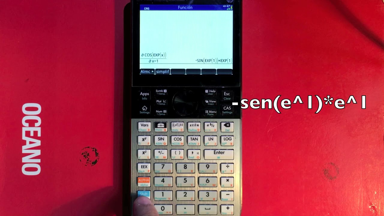 Derivadas en Calculadora Hp Prime - YouTube