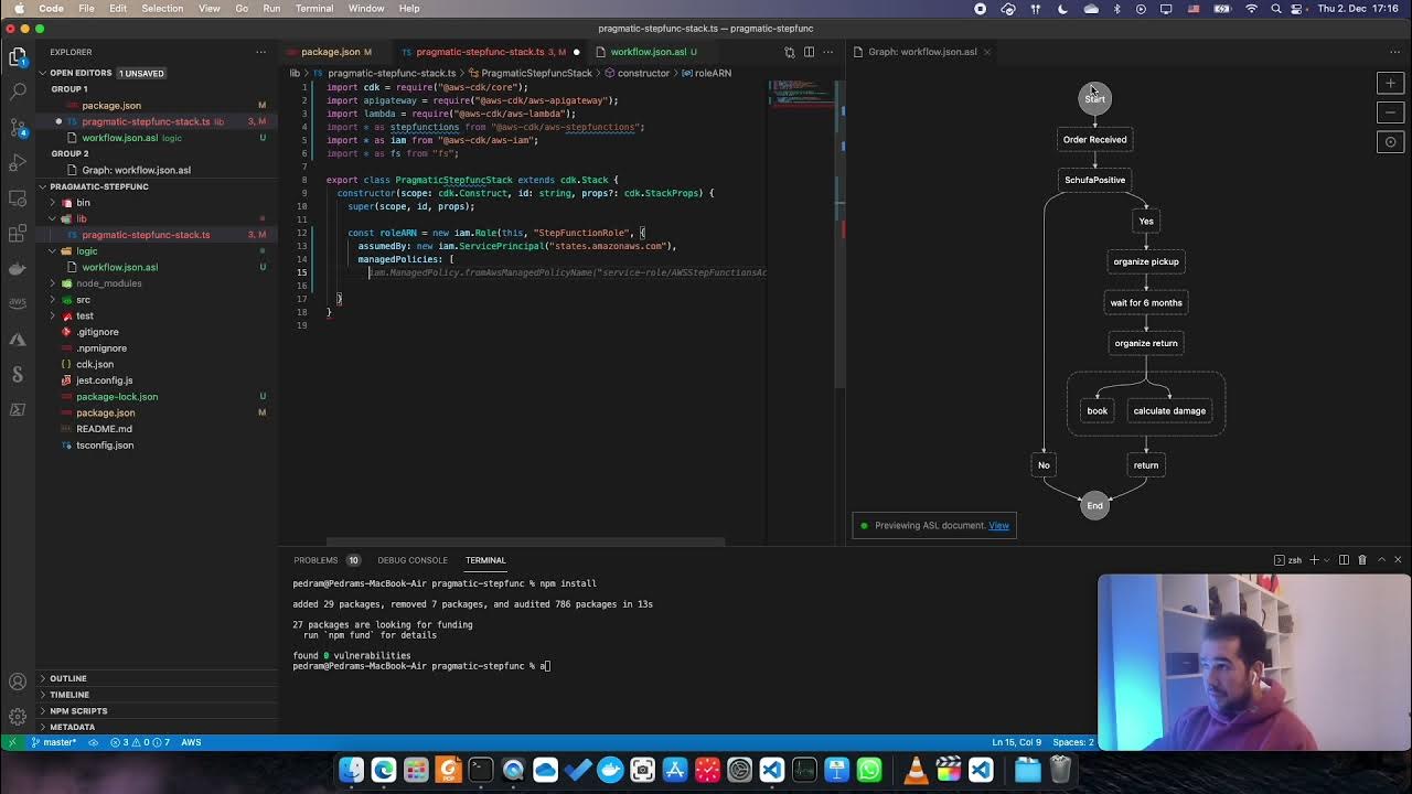 Step Functions with CDK, A Pragmatic Approach. - YouTube