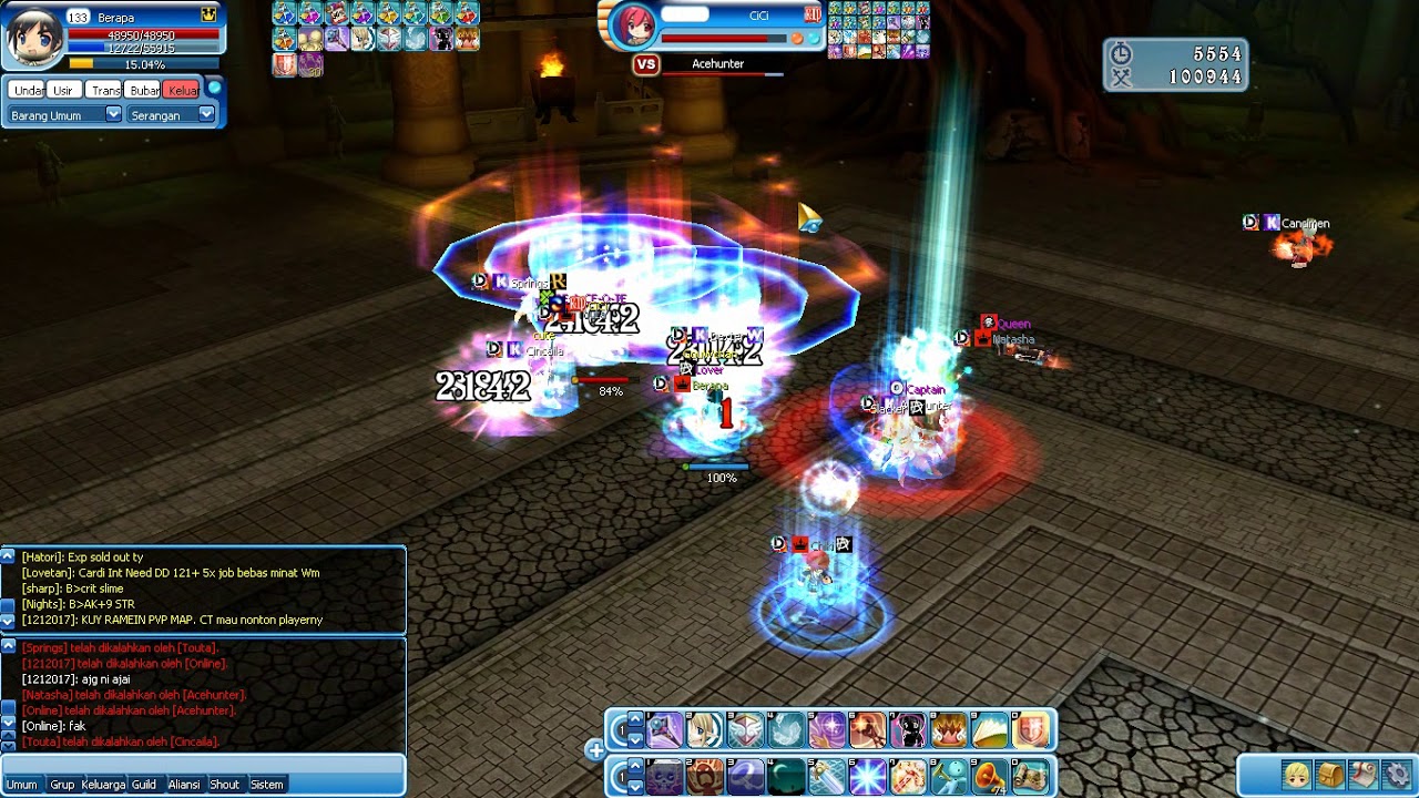 Fun PvP (Player vs Player) Map Royal Luna Online - YouTube