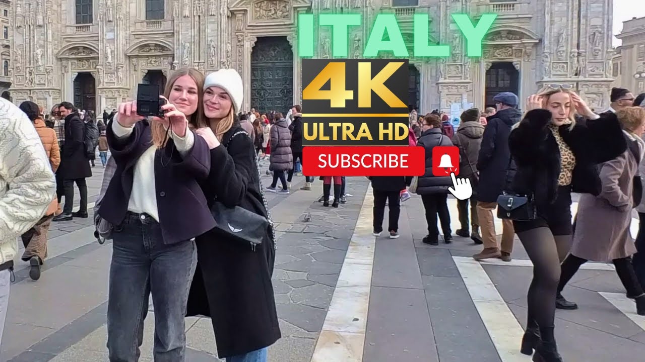 Stunning Walk at Milan Cathedral | Duomo di Milano 4K Virtual Tour ...