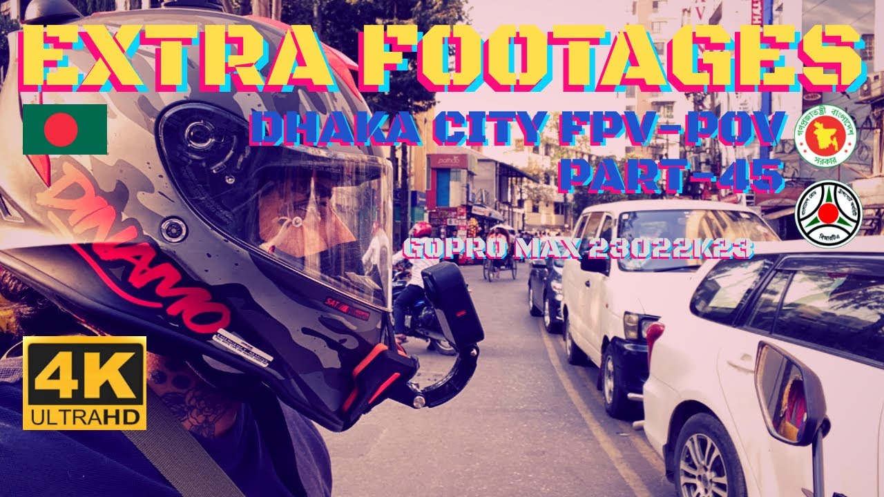 DHAKA CITY FPV-POV PART-45 | EXTRA FOOTAGES | MIRPUR-BANANI FLYOVER ...