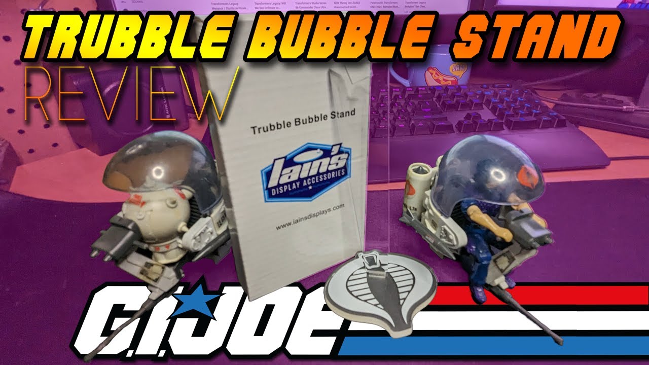 GIJOE Trubble Bubble Flight Pod Display Stand REVIEW - YouTube