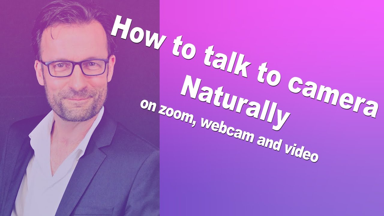 How to talk on camera with confidence - YouTube