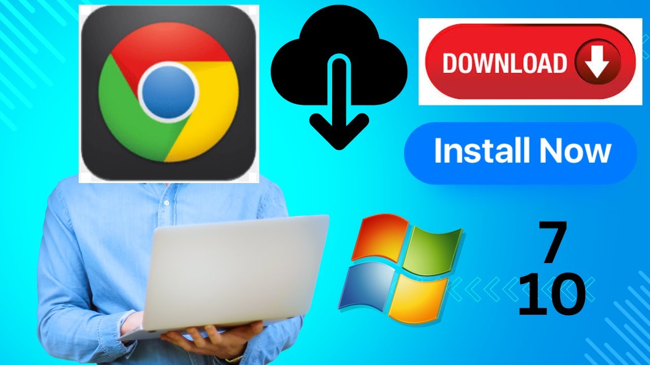 how to download and install chrome browser for windows 7 - YouTube