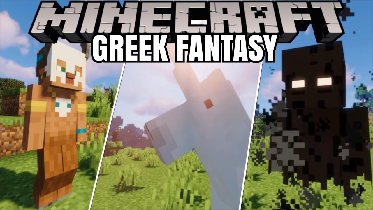 EL MOD DE LAS FANTASÍAS GRIEGAS PARTE 2 | Greek Fantasy Mod | MINECRAFT ...