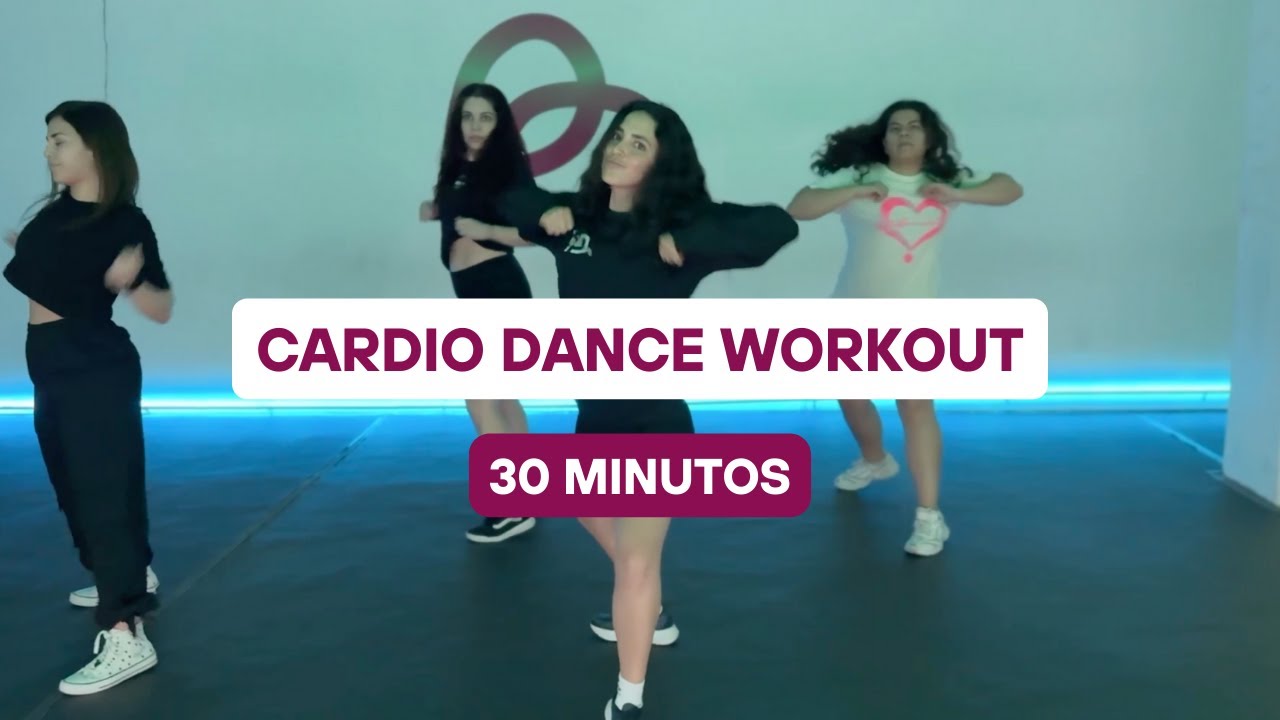 Cardio dance workout | 30 minutos - coreografías paso a paso - YouTube