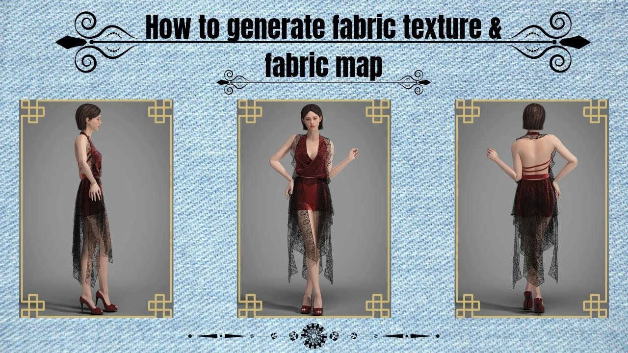 How to generate fabric texture and fabric map in CLO 3D // TUTORIAL ...