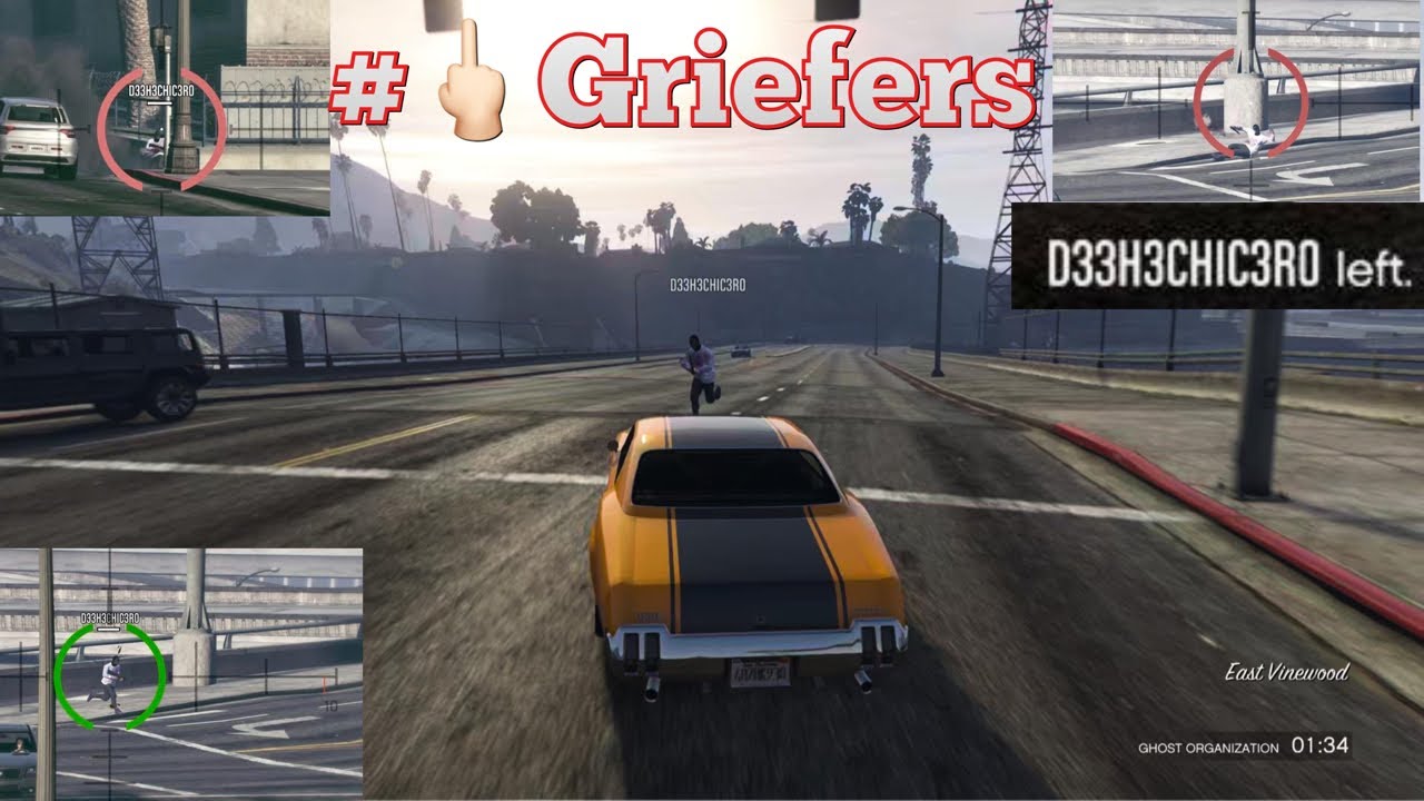 Tank Griefer Gets A Taste Of Their Own Medicine And Runs Away|GTA ...