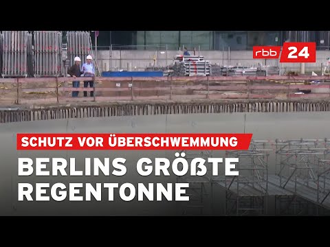Hier wird Berlins Abwasser bei Starkregen gespeichert