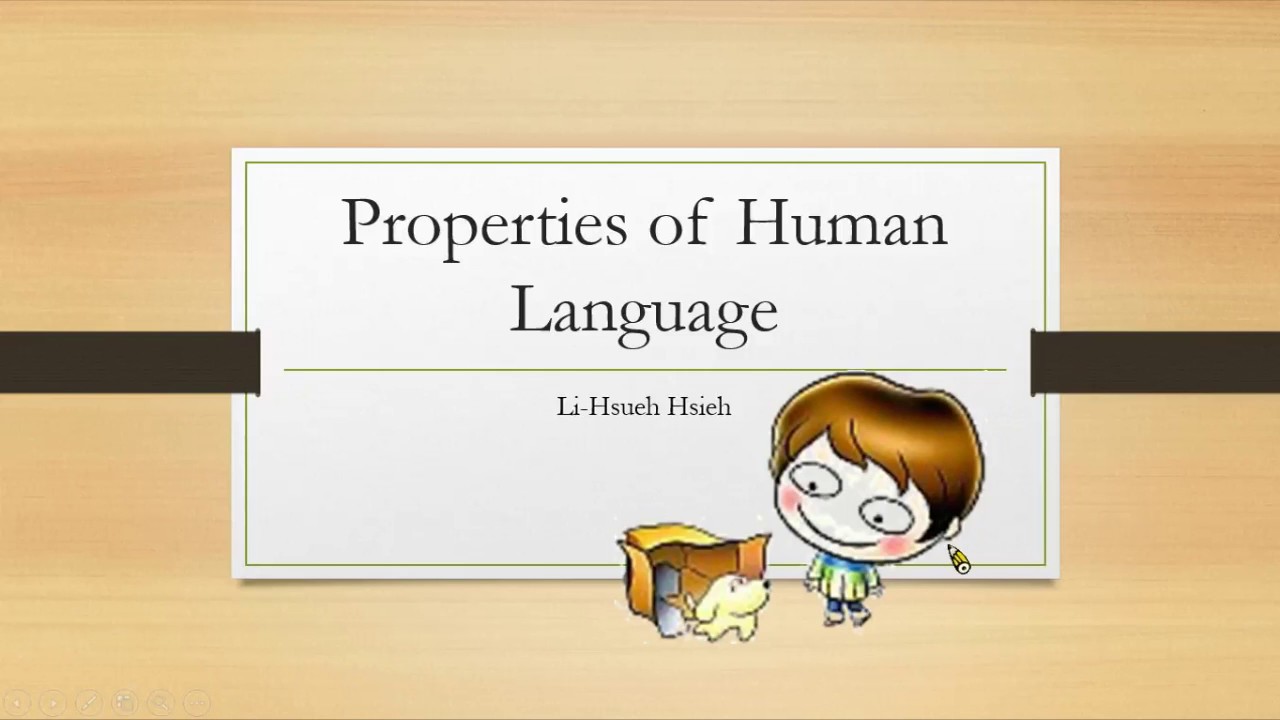 語言學概論(上): Properties of human language - YouTube