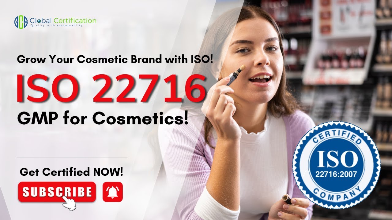 Good Manufacturing Practices (GMP) for Cosmetics | ISO 22716 - YouTube