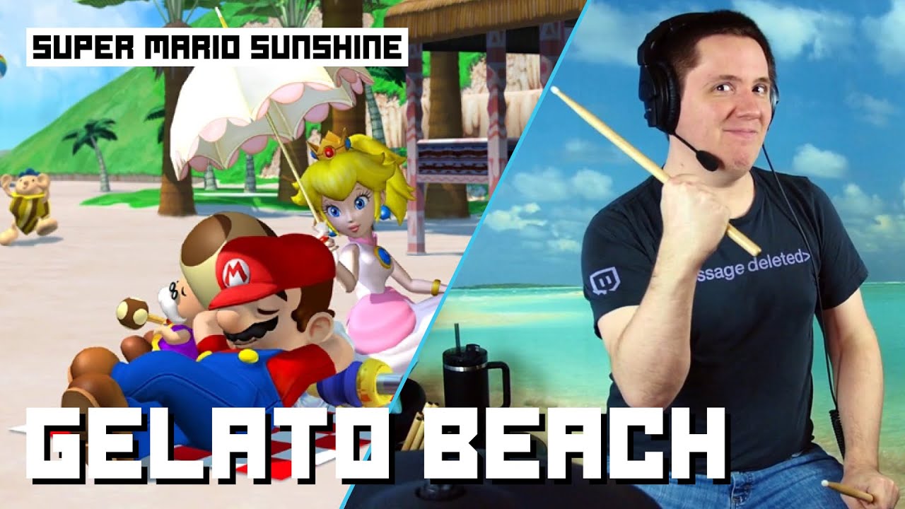 Gelato Beach - Super Mario Sunshine | Drum Cover - YouTube