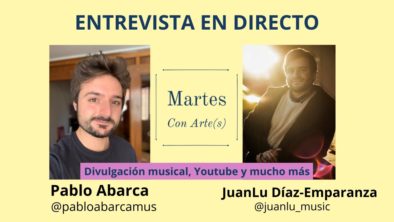 Divulgación musical, Youtube y mucho más con Pablo Abarca - YouTube