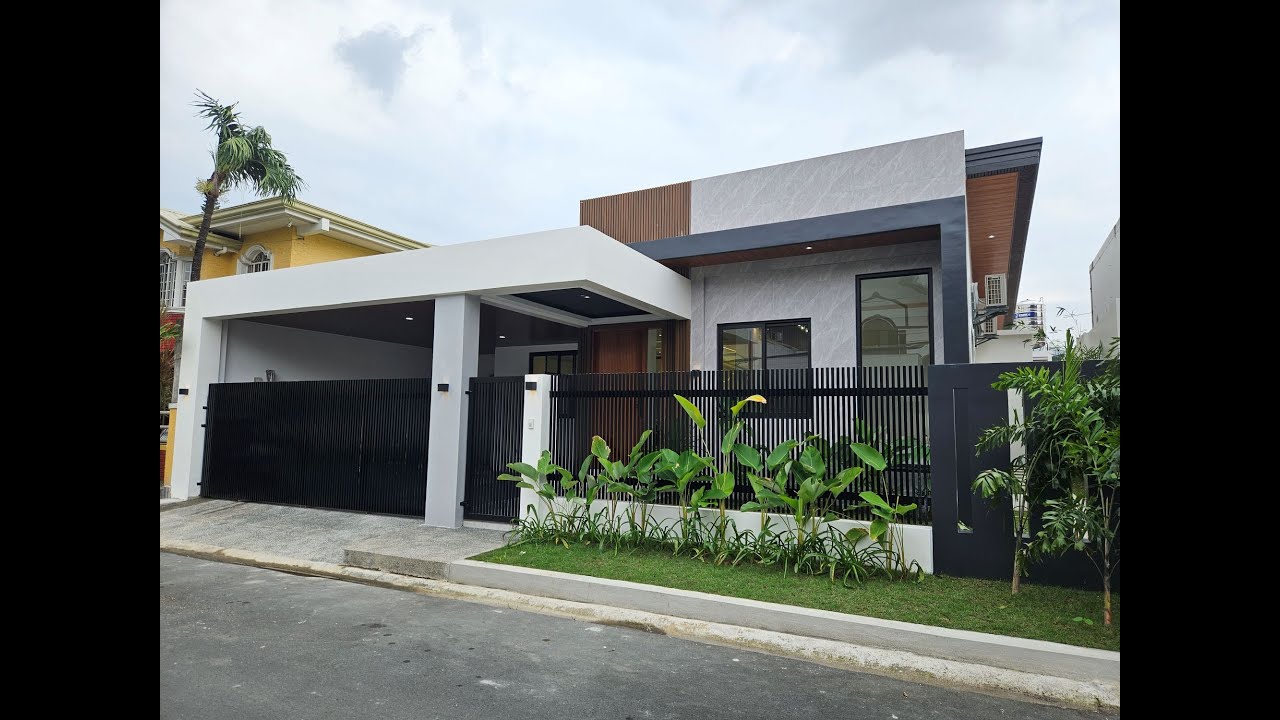 Modern Bungalow In BF Homes Paranaque - YouTube