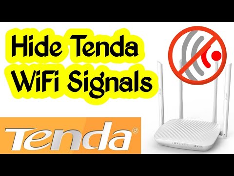 How To Hide Your Wi-fi Signals on Tenda Router | Hidden Network ...