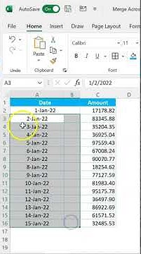Use of Merge Across in Excel #Shorts - YouTube