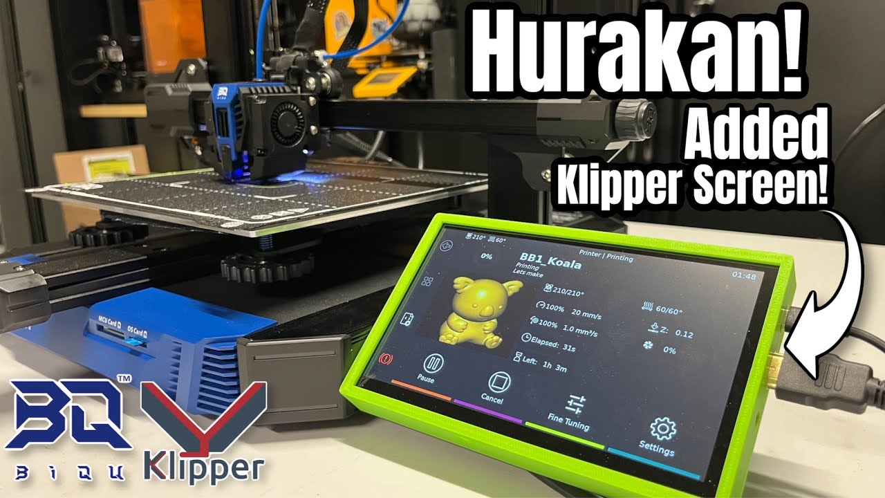 BIQU HURAKAN REVIEW - With Factory Installed Klipper - YouTube