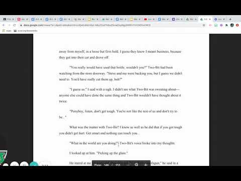 Chapter 12 - The Outsiders Audiobook - YouTube