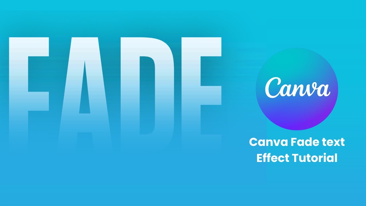 MIND-BLOWING Canva Fade Text Designs in Minutes with Canva - YouTube
