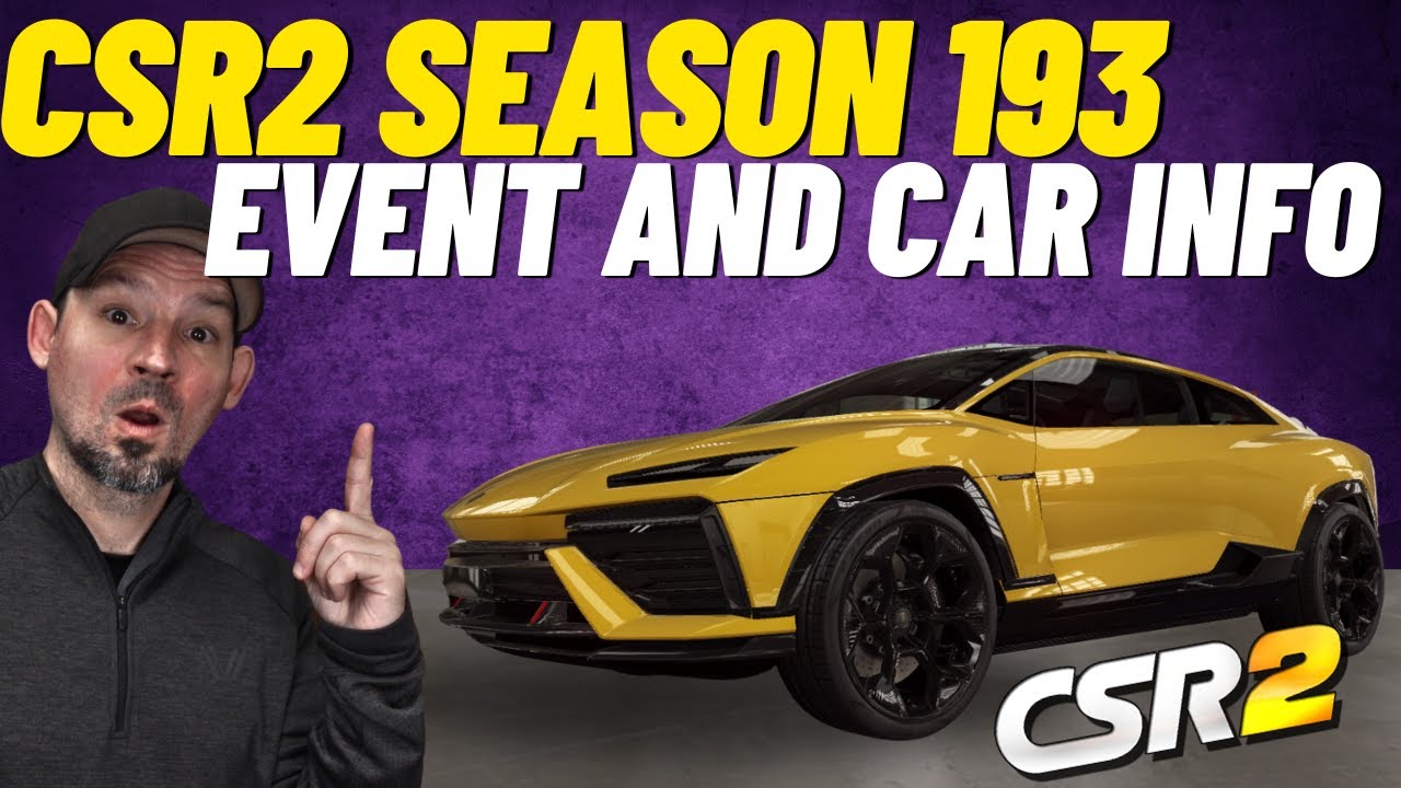 CSR2 Season 193 Event and Car Info - YouTube
