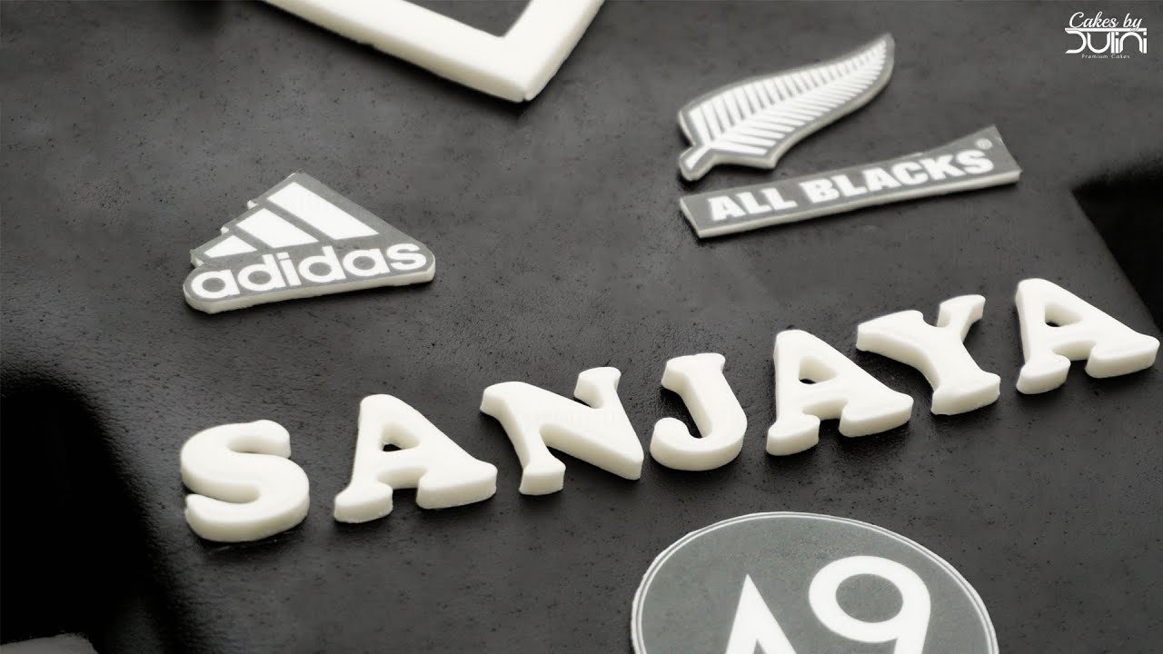 All Blacks | Rugby Jersey Cake - YouTube