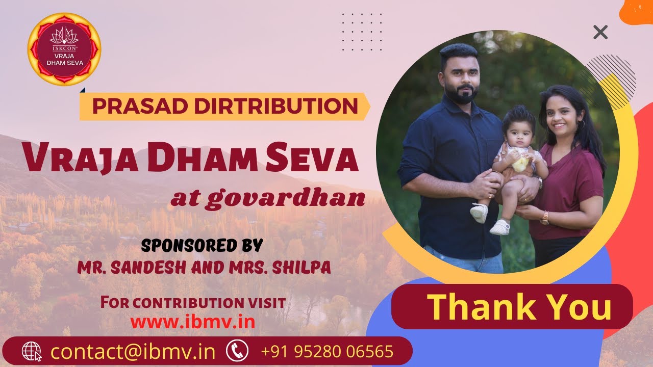 This Prasad Distribution is Sponsored by Mr. Sandesh and Mrs. Shilpa ...