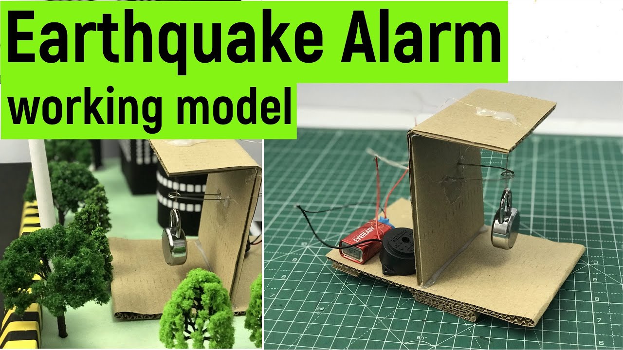 Earthquake alarm model making | Earthquake alert | earthquake alarm | # ...