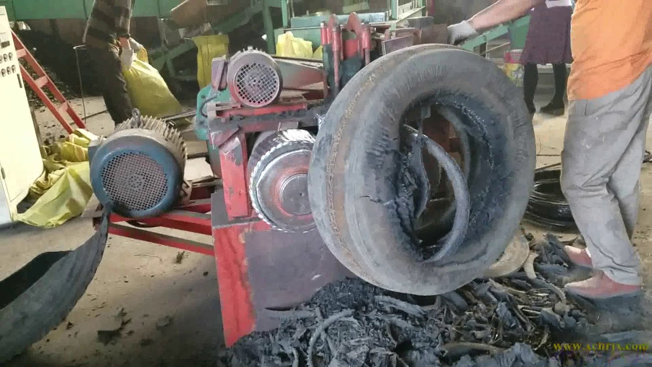 Big steel wire separator machine - YouTube