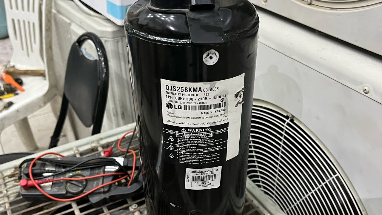 Replace window AC compressor - YouTube