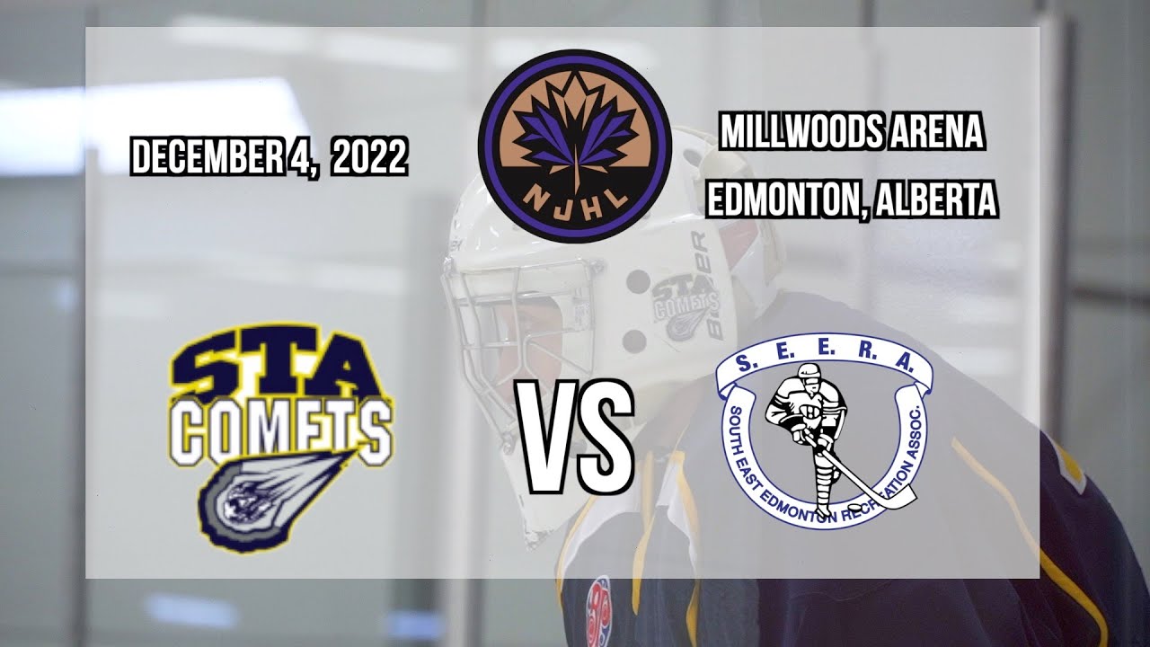 St. Albert Comets vs SEERA Icemen | NJHL | December 4, 2022 - YouTube