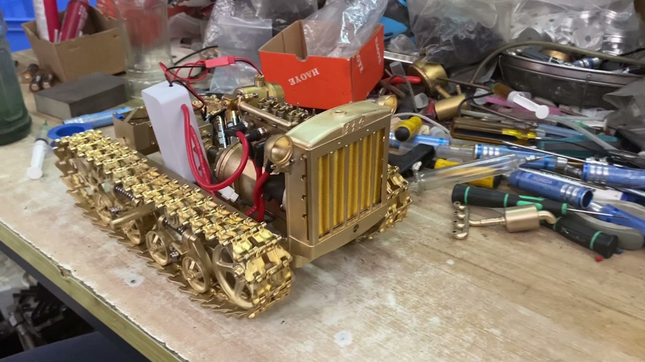 Crawler Tractor Model 7502 - YouTube