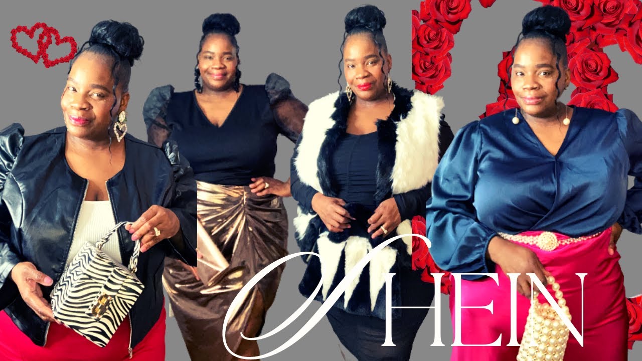 SHEIN VALENTINE FINE | Plus Size Lookbook ️ - YouTube