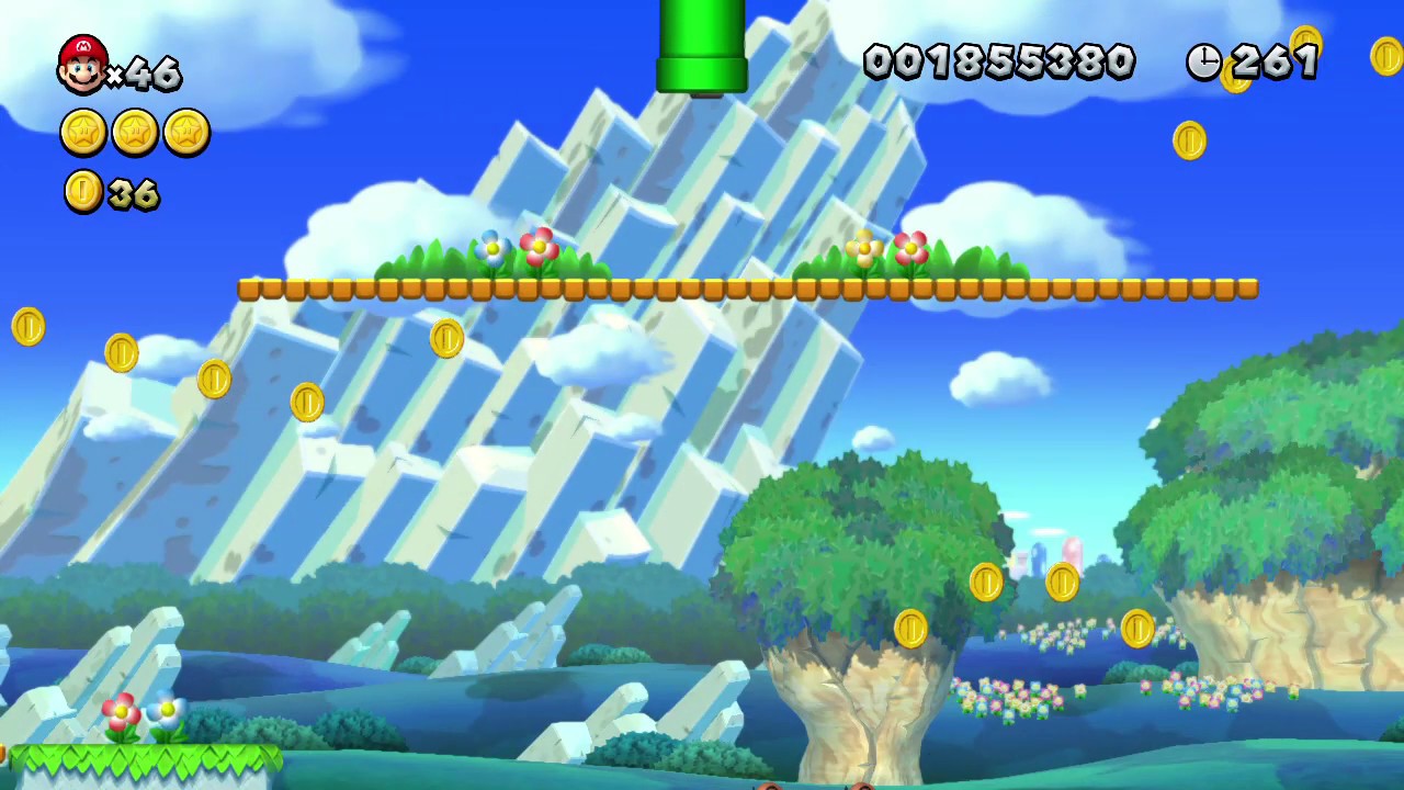 New Super Mario Bros. U Deluxe - Acorn Plains - 1 - YouTube