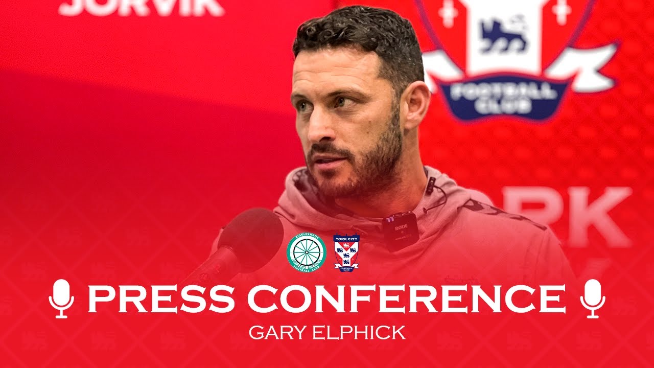 🗣 Press Conference | Gary Elphick pre-Biggleswade (A) - YouTube