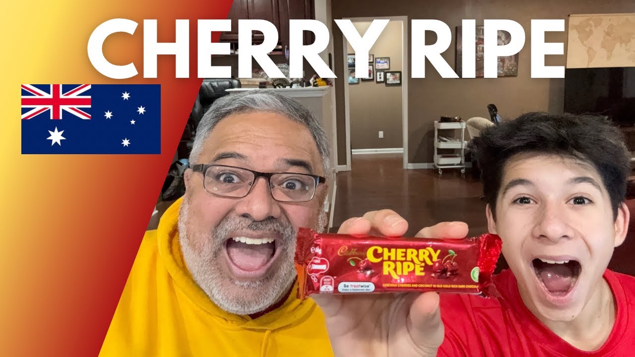 Americans Try Cherry Ripe! | 🇦🇺 Cadbury | Snack Review - YouTube