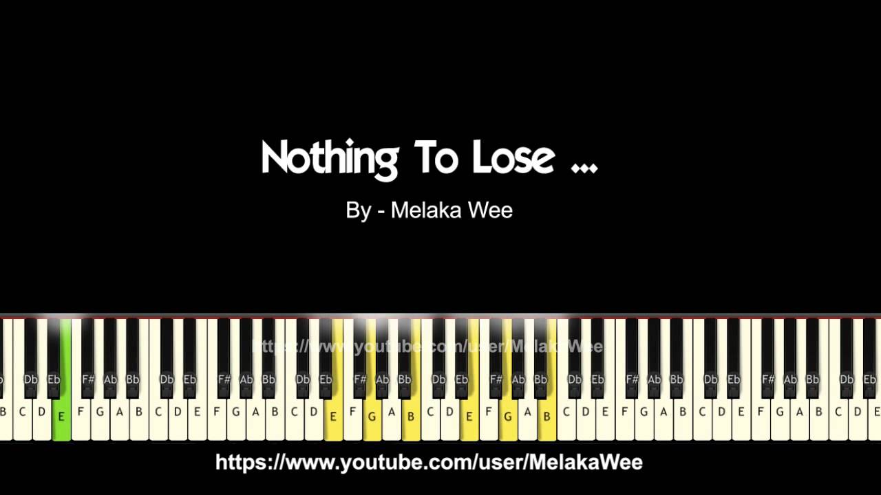 Nothing To Lose by MLTR Chords / tutorial / Cover / KeyBoard / karoke ...