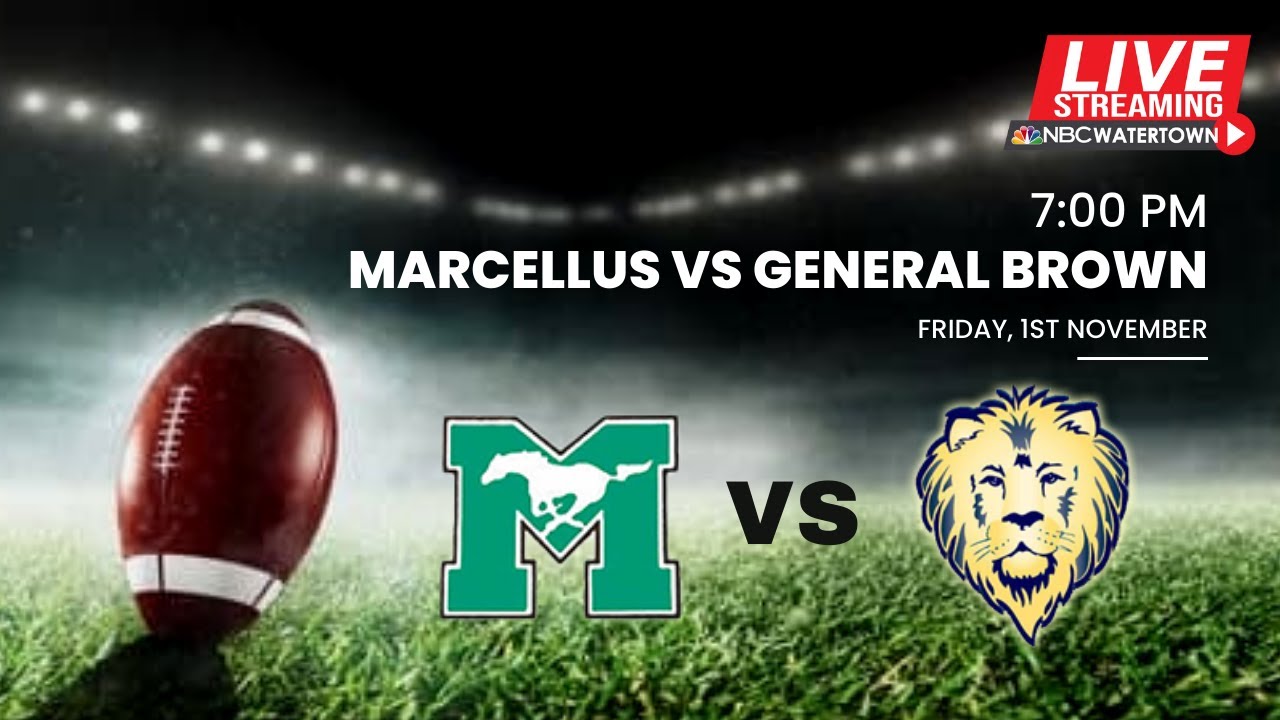 Marcellus vs. General Brown | NBC Watertown HS Football 2024 - YouTube