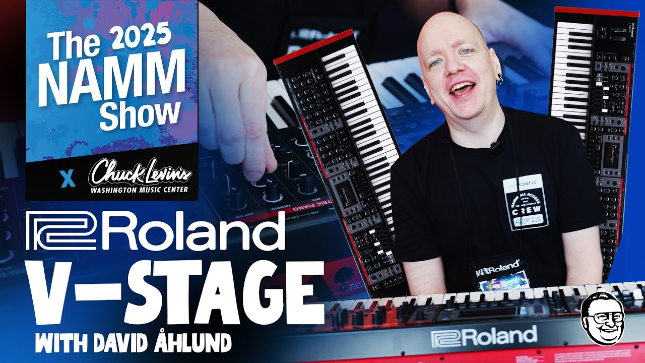 NAMM 2025 | New Roland V-Stage Keyboards with David Ahlund - YouTube