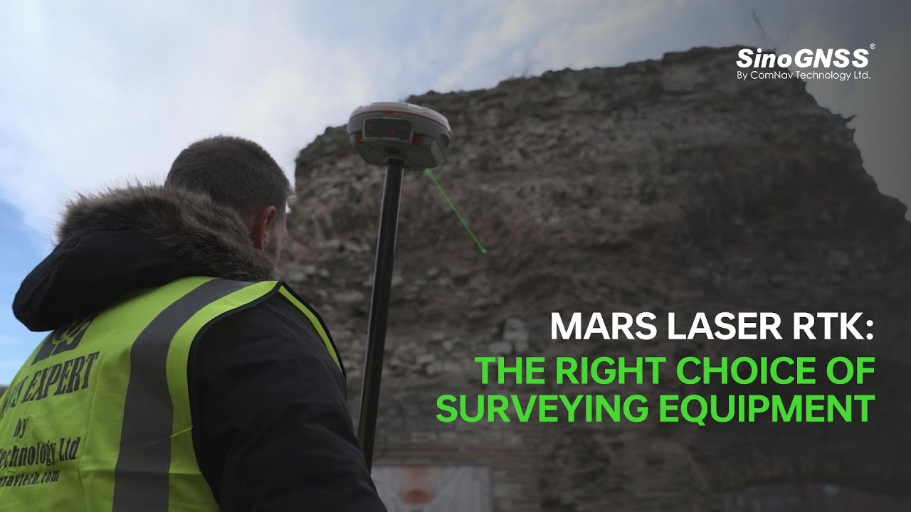 Mars Laser RTK: the right choice of surveying equipment - YouTube