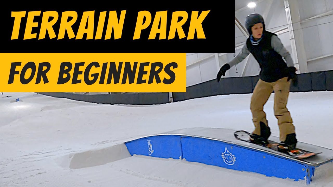 Snowboarding Terrain Park- Nail Your FIRST Park Trick! - YouTube