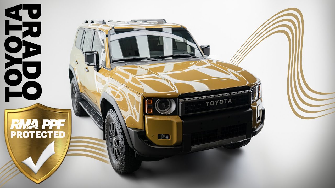 Toyota Landcruiser Prado Yellow PPF Installation in Dubai UAE #ppf ...